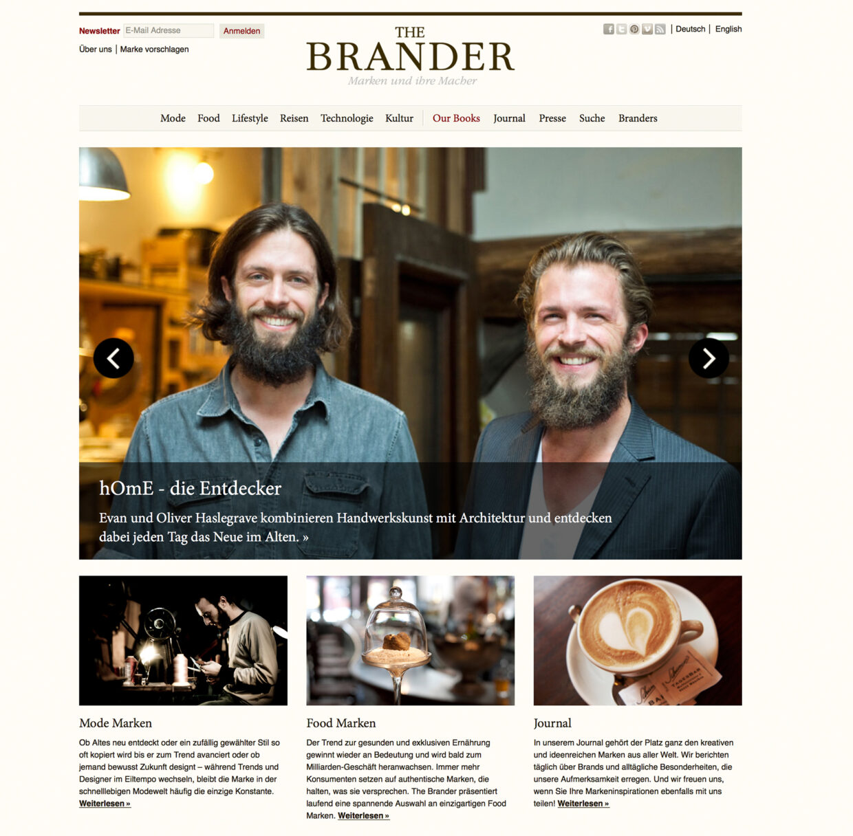 The Brander | read now → brandbook