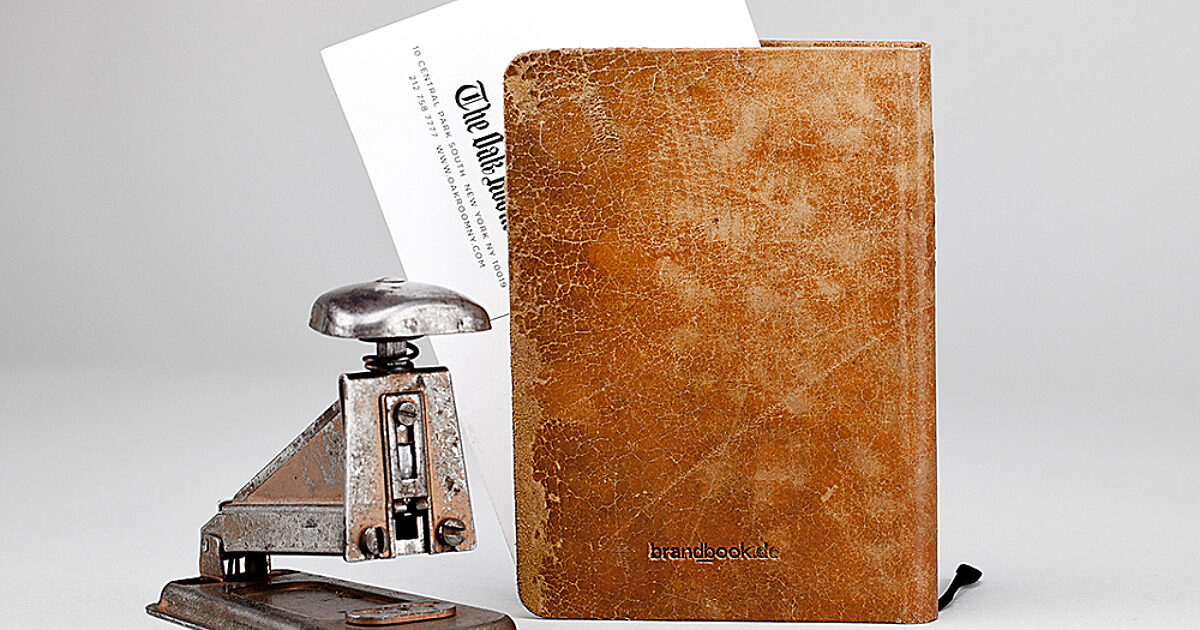 Vintage Notebooks | Whole story | Details → brandbook